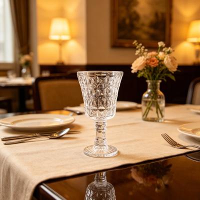China Transparent Glass Juice Cups Eco Friendly Customizable OEM ODM Options Durable Reusable Clear Drinkware for Commercial for sale