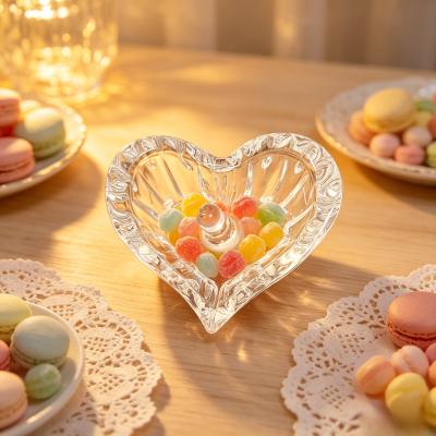 China 185 Grams Decorative Glass Candy Bowls Durable Transparent Bowls Ideal for Candy Display and Enhancing Table Decoration in Various Settings for sale