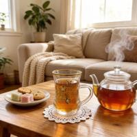 China Glass Tea Cups Set 6pcs Turkish Cups Lead-free Crystal Glass Stylish Clear Design Ideal for Restaurants Cafes and Tea Houses for sale