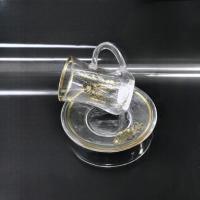 China Luxury Transparent Tea Drinking Cup Set 6pcs Turkish Cups 6pcs Saucers Elegant Durable Clear Glassware Ideal For Office Home And Cafe for sale