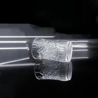 China Machine Pressed Clear Glass Tea Cup Set 6pcs Turkish Cups Elegant Design Style Durable and Stylish for Professional Tea Service for sale