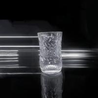 China Machine Pressed Clear Glass Tea Cup Set 6pcs Turkish Cups Elegant Design Style Durable and Stylish for Professional Tea Service for sale