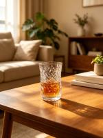 China Machine Pressed Clear Glass Tea Cup Set 6pcs Turkish Cups Elegant Design Style Durable and Stylish for Professional Tea Service for sale