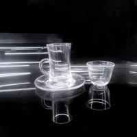 China Soda-lime Glass Glass Cup Sets 12pcs Turkish Cups 12pcs Saucers 12pcs Cawa Cups Suitable for Restaurants Cafes and Offices for sale