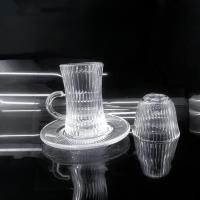China 36pcs Set Glass Cup Sets 12pcs Turkish Cups 12pcs Saucers 12pcs Cawa Cups Elegant Glassware Suitable For Cafes And Event Spaces for sale