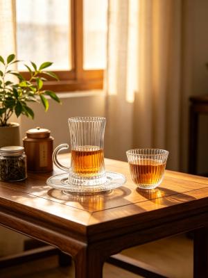 China 36pcs Set Glass Cup Sets 12pcs Turkish Cups 12pcs Saucers 12pcs Cawa Cups Elegant Glassware Suitable For Cafes And Event Spaces for sale