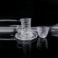 China Daily Life Durable Glass Drinking Sets 12pcs Turkish Cups 12pcs Saucers 12pcs Cawa Cups Perfect for Hotels Bars and Tea Service for sale