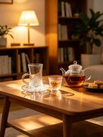China Glass Tea Cups Set 12pcs Turkish Cups 12pcs Saucers 12pcs Cawa Cups Lead free Elegant Design Ideal for Tea Houses Cafes and Corporate Events for sale