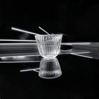 China Architectural Ribbed Elegance 6pcs Vertical Fluted Arabic Cawa Cup Set Ideal for Coffee and Tea Serving for sale