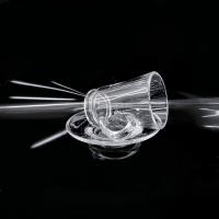 China Minimalist Clear Glass Tea Cup Set 6pcs Turkish Cups 6pcs Saucers Suitable for Daily Tea Drinking and Serving for sale