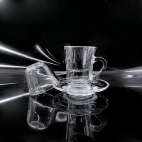 China Transparent Modernist Glass Tea Cup Set of 12pcs Turkish Cups 12pcs Saucers 12pcs Cawa Cups Perfect for Enjoying Tea Comfortably for sale