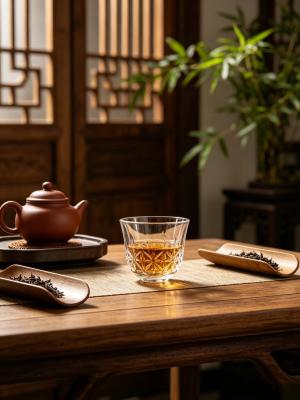 China Vintage Star Cut Lead-Free Glass Small Tea Tasting Cups 6 Pack 65ml Capacity 6pcs Cawa Cups Set for sale