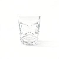 China High Quality Fashion 3D Skull Pattern Clear Glass Cups for Whiskey, Coffee, Cocktail & Beverages for sale