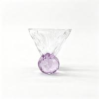 China Colorful Fashion Martini Glass Cup Set, Ball Base Crystal Cocktail Glasses, Elegant Stemless Goblet for Bar Party Wedding Home Decor for sale