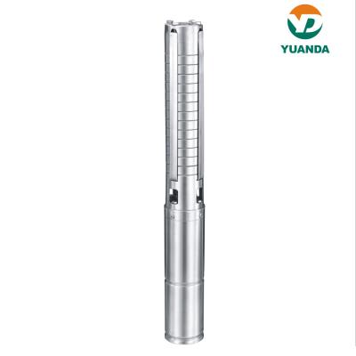 China Drinking Water Treatment 0.8 HP Brushless Photovoltaic Permanent Magnet DC Submersible Deep-well Solar Water Pump for sale