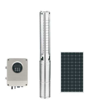 China Deep Well 750W 125m DC Solar DC Water Pump for sale