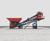 China Portable Mobile Concrete Batching Plant With Mobile Cement Mobile Concrete Silo for sale