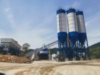 China Concrete Batching Plant Hzs60 60m3/H Concrete Mixing Plant for Bridges Fully Automatic Control System for sale