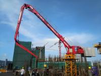 China Concrete Placing Tower Boom Placer 23m Spider Floor Wedge For Placing Boom Mini for sale