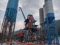 China HZS75 Big Automatic Concrete Batching Plant Dry/wet Ready Mix Stationary Concrete Batching Plants for sale