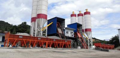 China Automatic Block Precast Concrete Plant Batching Foundation 50m3/H 75m3/H 120m3/H for sale