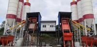 China HZS75 Ready Mixed Concrete Batching Plant Large Capacity For Construction Engineering for sale