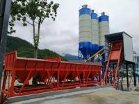 China HZS75 Big Automatic Concrete Batching Plant Dry/wet Ready Mix Stationary Concrete Batching Plants for sale