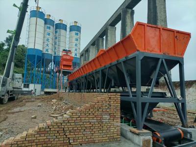 China Stationary Wet Mix Concrete Batching Plant HZS75 75m3/h for Airport Construction for sale