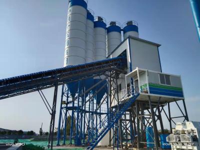 China Advanced Control System Cement Mixing Station Hzs180 for sale