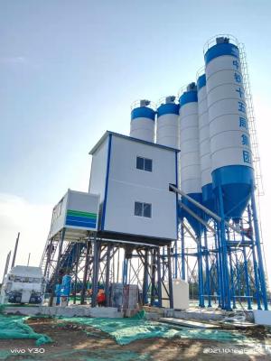 China Hzs60 Dry Concrete Batching Plant Without Mixer , Dry Mix Concrete Batching Plant for sale