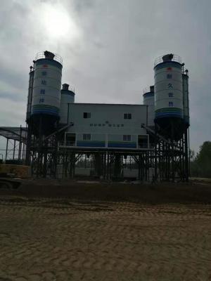 China Ready Mix Hzs60 Concrete Batching Plant with 30m Belt Conveyor for sale
