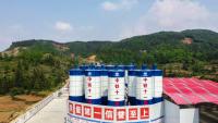China Efficient Hzs60 Concrete Batching Plant Machinery with Advanced Technology for sale