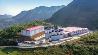 China Hzs180 Concrete Mixing Batching Plant Automatic PLC Control For Building Works / Construction Projects for sale