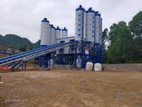 China Belt Conveyor Hzs60 Concrete Batching Plant For Building Construction for sale