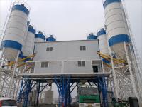 China HZS180 Automatic Ready Concrete Batching And Mixing Plant With Twin Shafts Mixer Belt Conveyor for sale