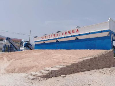 China HZS180 Automatic Ready Concrete Batching And Mixing Plant With Twin Shafts Mixer Belt Conveyor for sale