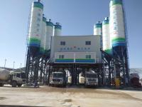 China HZS180 Automatic Ready Concrete Mixing Plant Belt Conveyor Concrete Batching Plant With Twin Shafts Mixer for sale