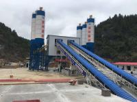 China HZS180 Ready Mixed Concrete Batching Plant SICOMA MAO3000 Mixer for sale