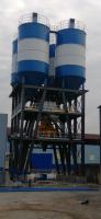 China 60m3 automatic Concrete Batching Plant Steel Structure Large Chassis for sale
