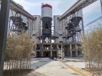 China 60m3 automatic Concrete Batching Plant Steel Structure Large Chassis for sale