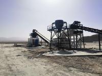 China 60 cubic meters/hour mobile concrete mixing plant for sale