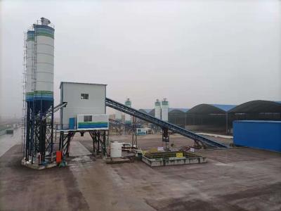 China 60 cubic meters/hour mobile concrete mixing plant for sale