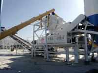 China automatic concrete mixing plants Ready mix concrete batch plant for sale belt stationary for sale