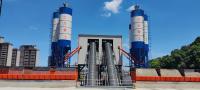 China HZS60 Electric Concrete Mixing Plant with Core Motor Components for ≤60m3/h Production Line for sale