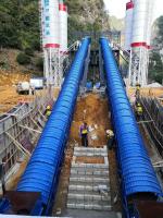 China Large Capacity Fully Automatic Stationary Hzs90 Concrete Batching Plant With Cement Silo 50 Ton-200 Ton for sale