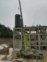 China Hzs90 Stationary Concrete Batching Plant With Automatic Control System And 50-200 Ton Cement Silo for sale