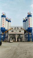China HZS60 Concrete Mixing Plant Dry Powder Mixing Plant Concrete Mixer With Conveyor Belt for sale