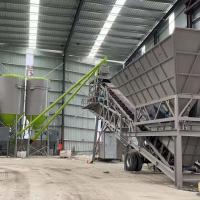 China Small Compact Concrete Batching Plant 60m3/H Full-Automatic Portable for sale