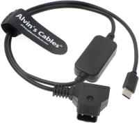 China USB-C 5V 2A Power Cable For Blackmagic Design Micro Converter D-Tap To Type-C Cable Alvin's Cables 60cm|24inches for sale
