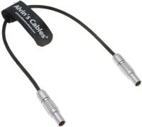 China Flexible Power Cable For Nucleus M Motor From Letus Helix Jr. Gimbal Straight Nucleus M 7-Pin Male To 2-Pin Male Braided for sale
